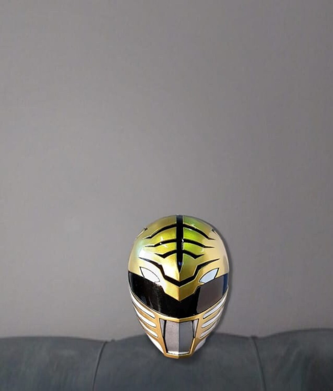 MMPR White Power Ranger Helmet Cosplay 3D Printed Fan Art - Etsy