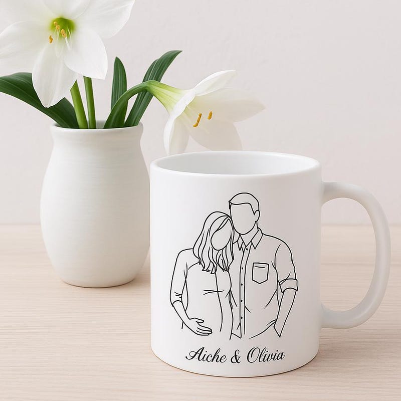 Outline Mug for Dad - Etsy UK