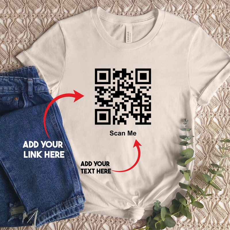 Personalized Qr Code T Shirt - Etsy