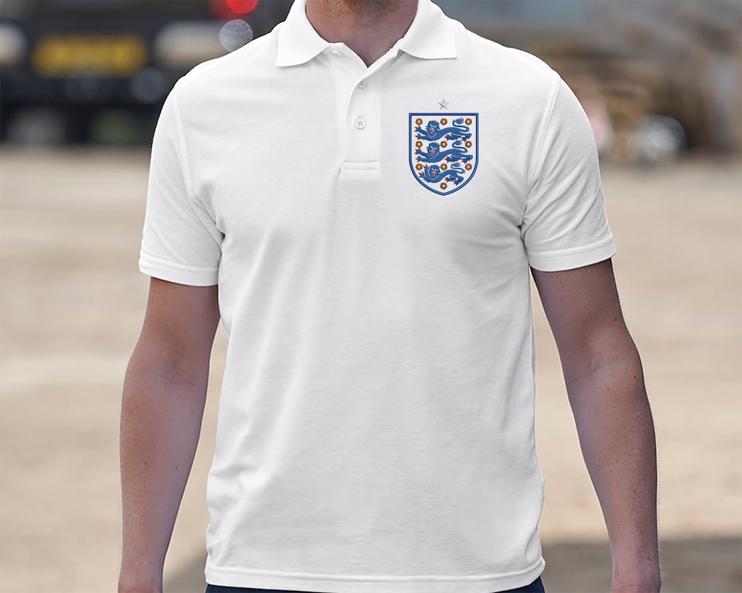 England Football Logo Polo T Shirts, Embroidered England Football ...
