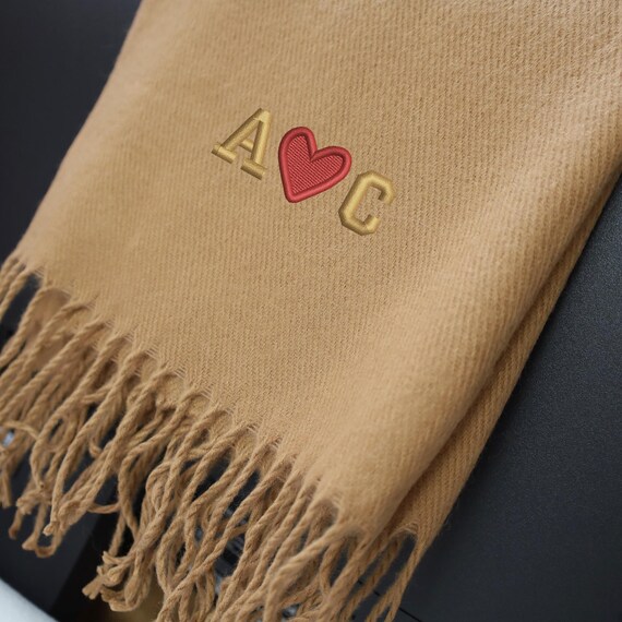 Custom embroidered scarves store