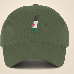 Palestine Cap, Palestine Map Embroidered Hat, Palestine Baseball ...