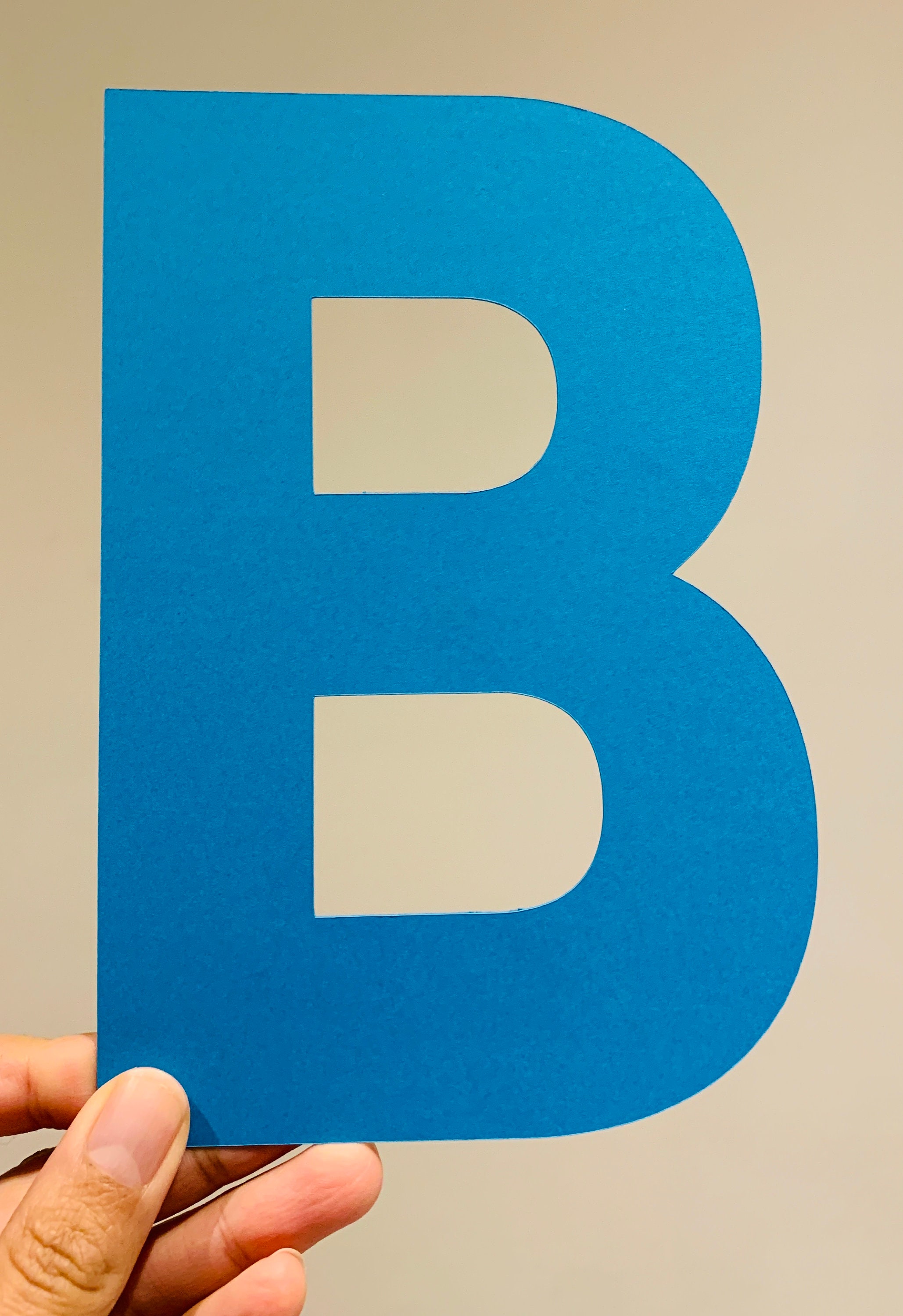 7" Inch Large Die Cut Cardstock Paper Letters/numbers, Uncoated ...