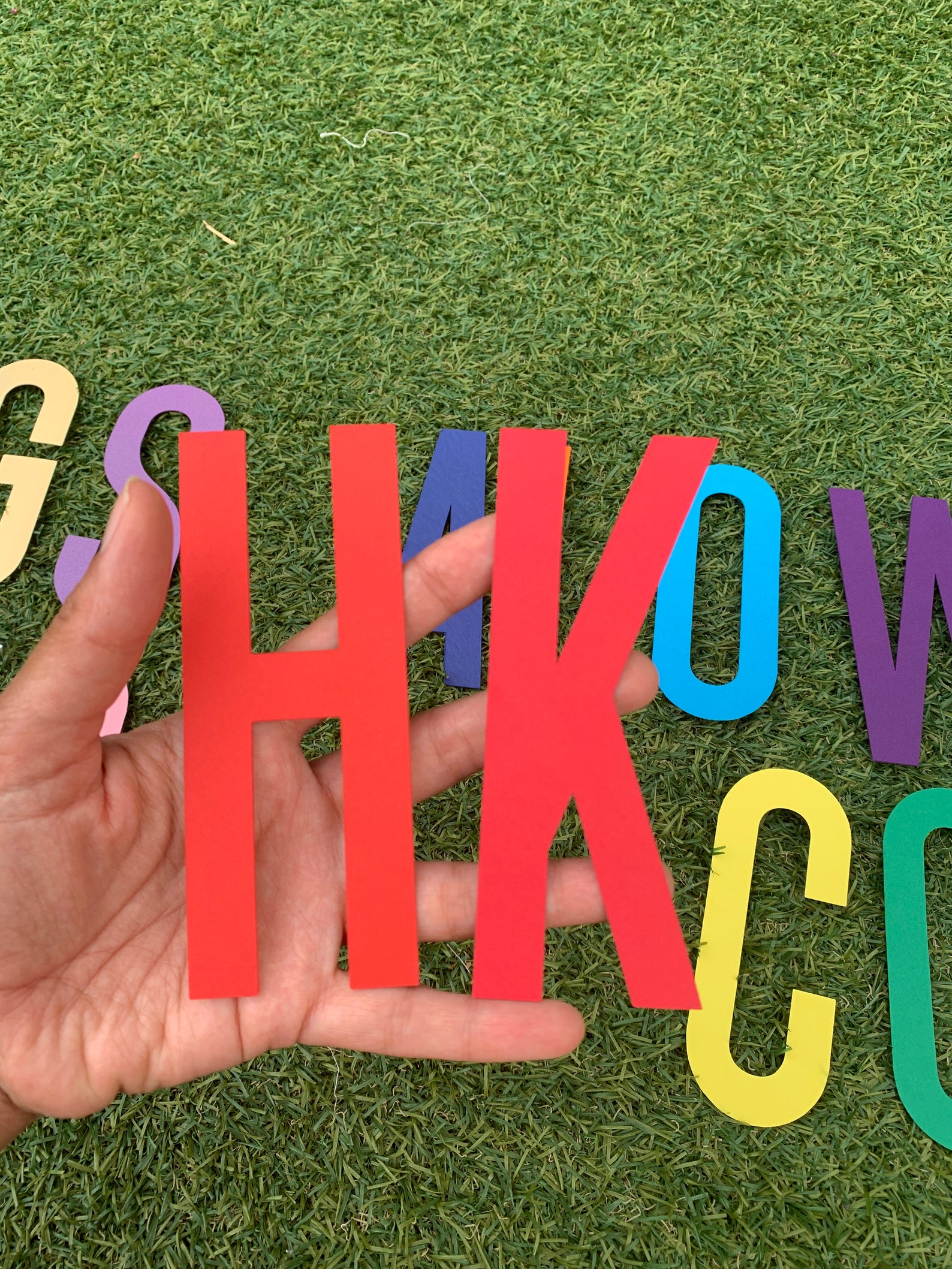 5 Inch Tall Die Cut Cardstock Paper Letters/numbers - Etsy