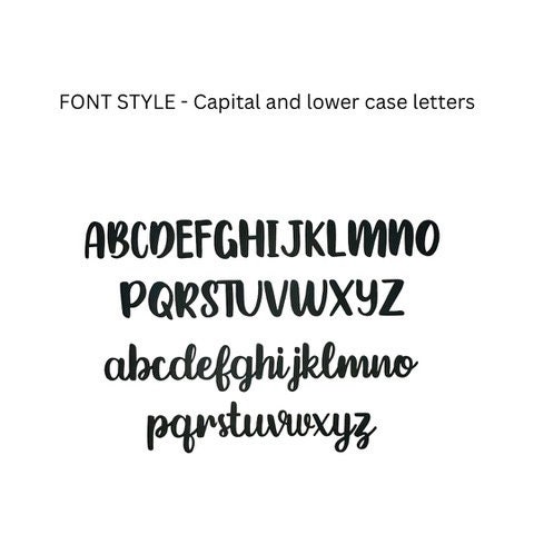 Cursive Font Writing Die Cut Cardstock Paper Letters/numbers - Etsy