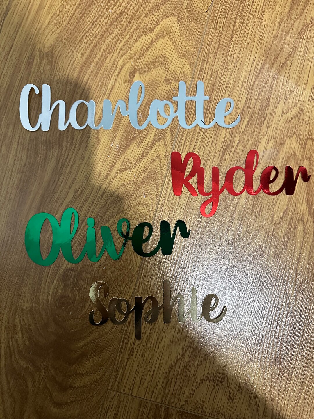 Shiny Cursive Font Writing Die Cut Cardstock Paper - Etsy