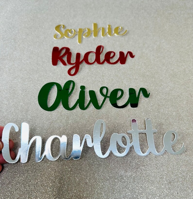 Shiny Cursive Font Writing Die Cut Cardstock Paper Letters/numbers ...