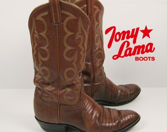 Tony Lama Black Label - Etsy