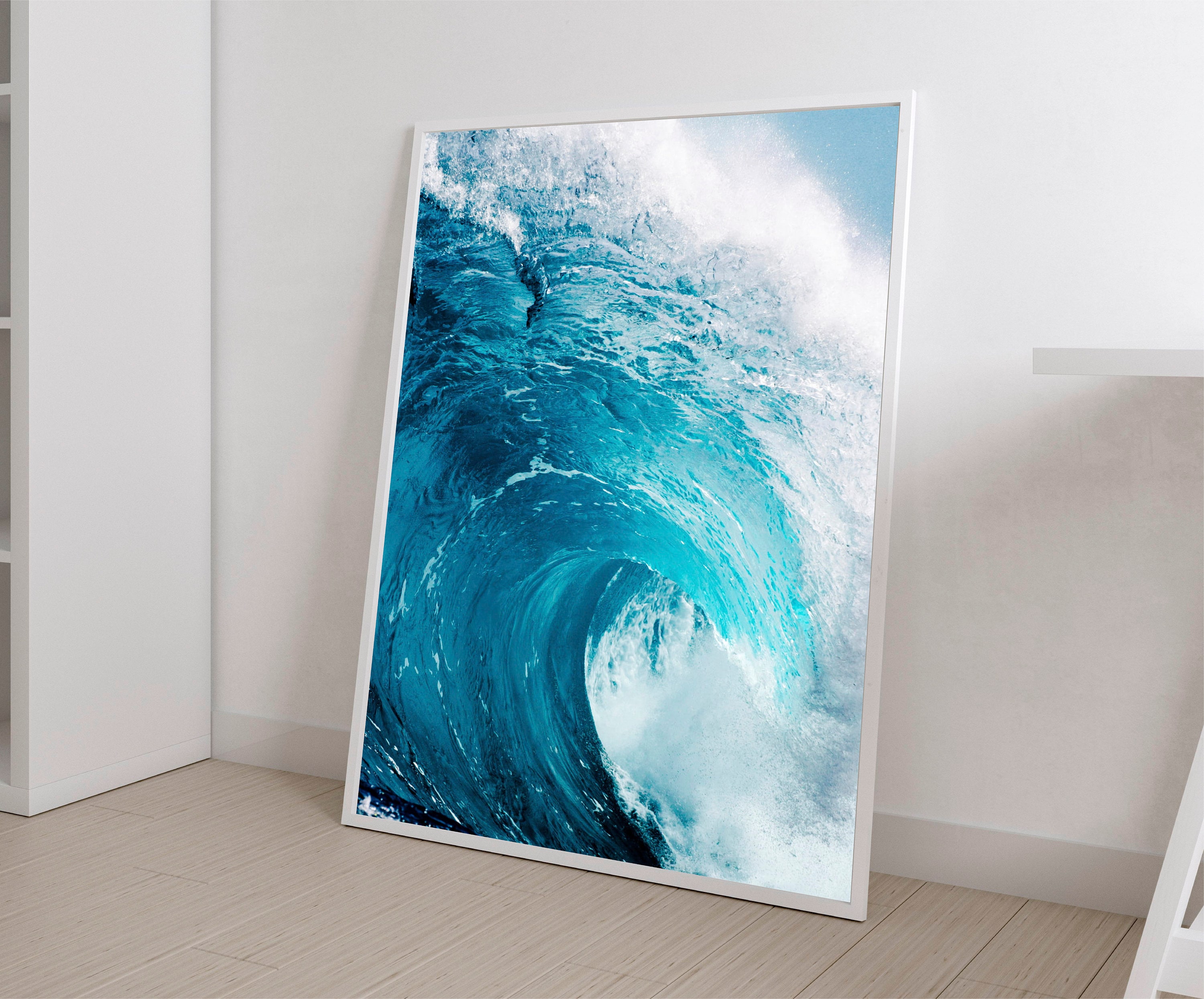 Ocean Wave Art Print Ocean Wall Art Digital Downloadgiant - Etsy