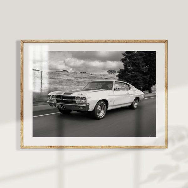 Muscle Car Print - Etsy