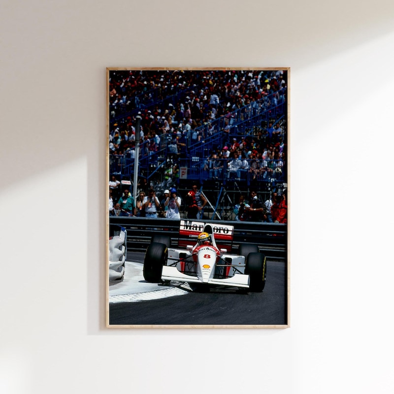 Monaco Gp Senna - Etsy UK