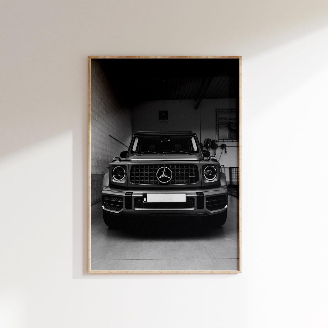Mercedes G Class Poster Digital Download,mercedes G Wagon Print,black ...