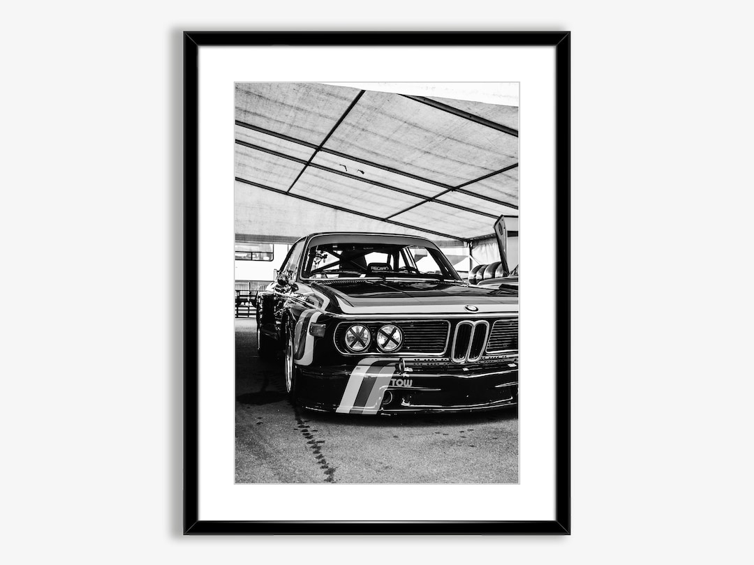 Bmw M3 Poster,bmw Race Car Print Instant Download,black and White ...