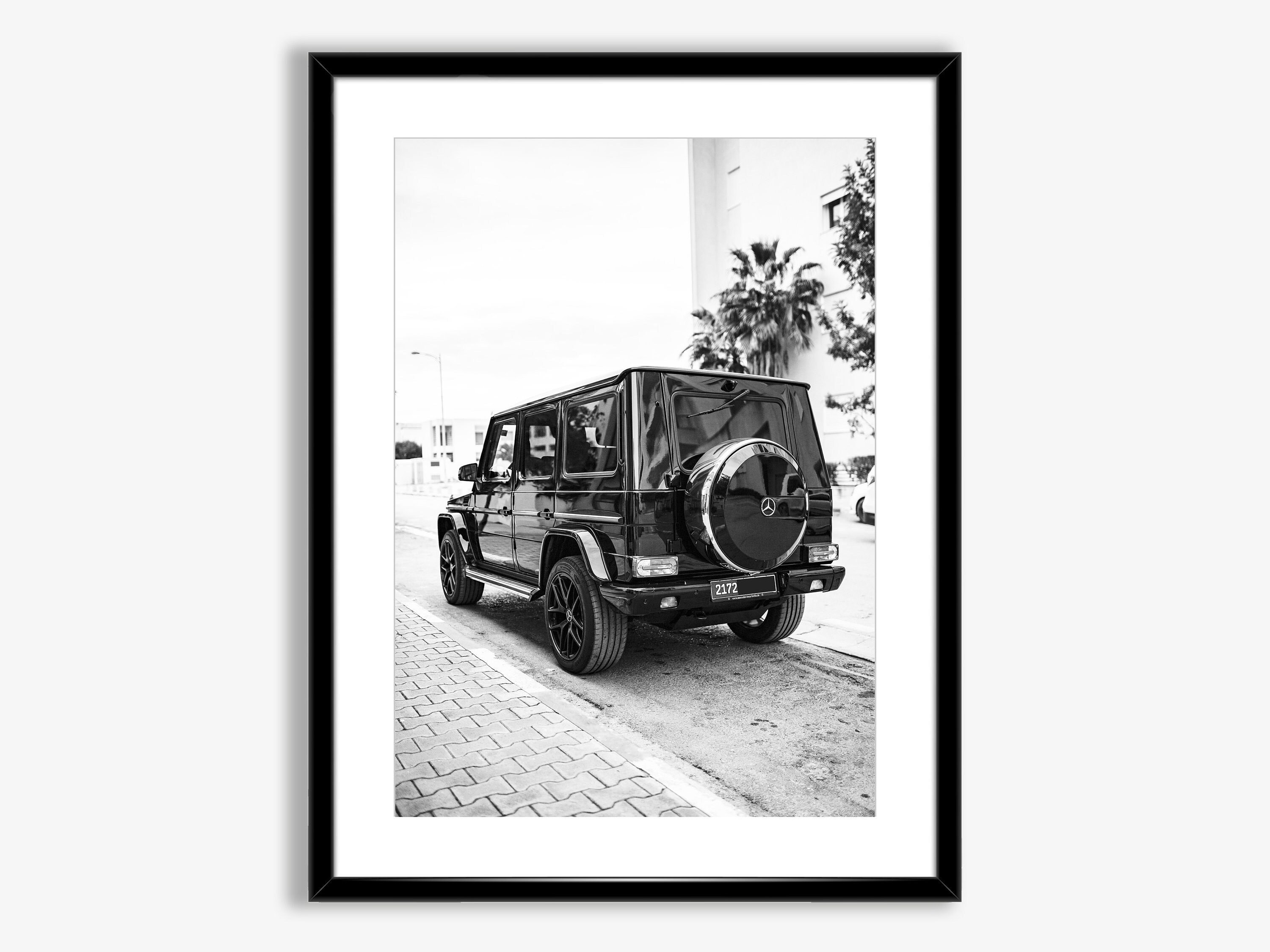 Mercedes G Wagon Rear View Poster Digital Download,mercedes G Class ...