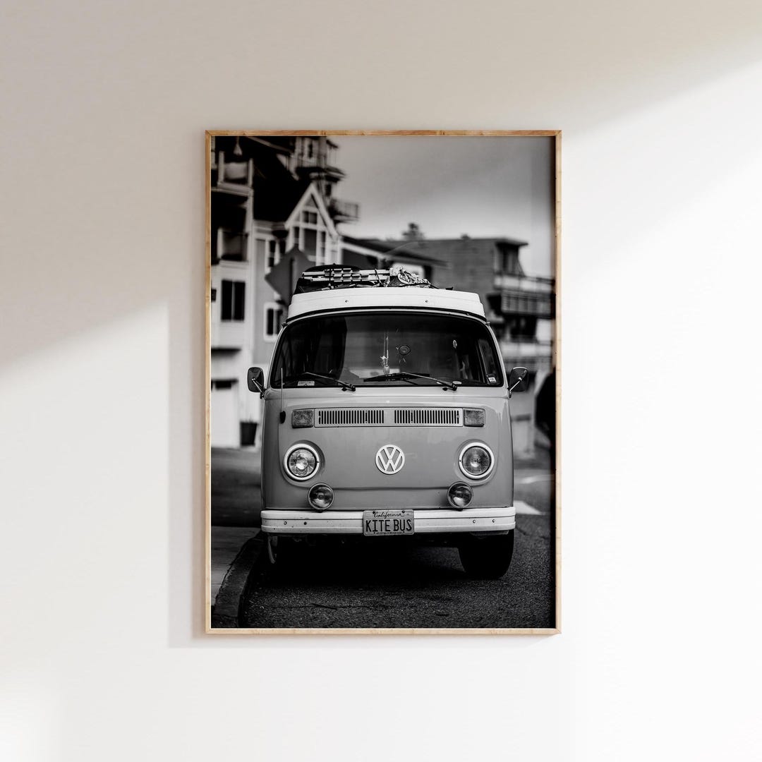 Vintage Van Poster Digital Download,retro Bus Print,classic Bus Poster ...