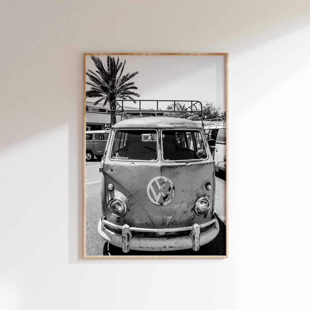 Vintage Bus Poster Digital Download,iconic Car Poster,classic Van on ...