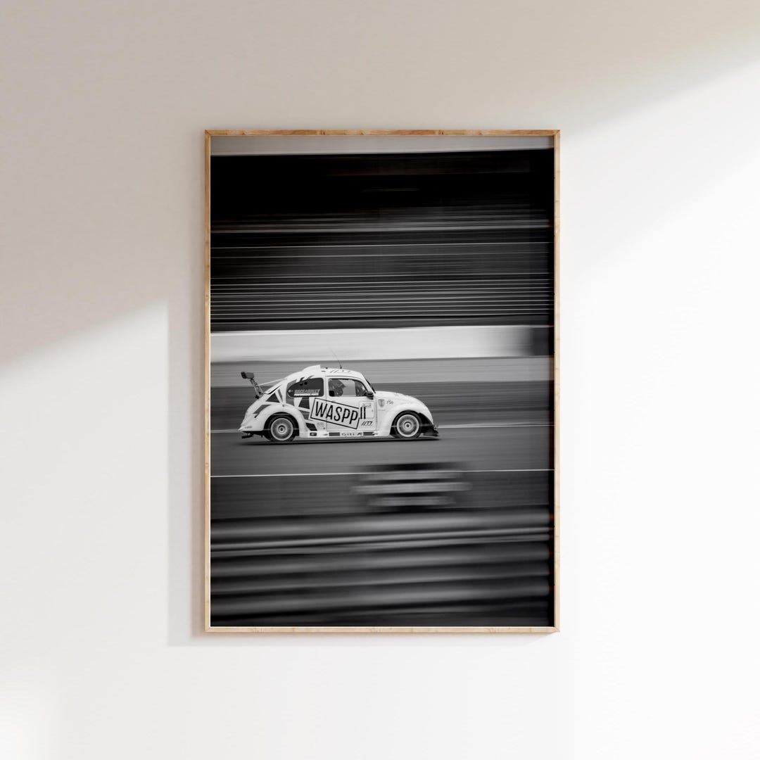 Vintage Beetle Race Car Poster Digital Download,oldtimer Racing Car ...