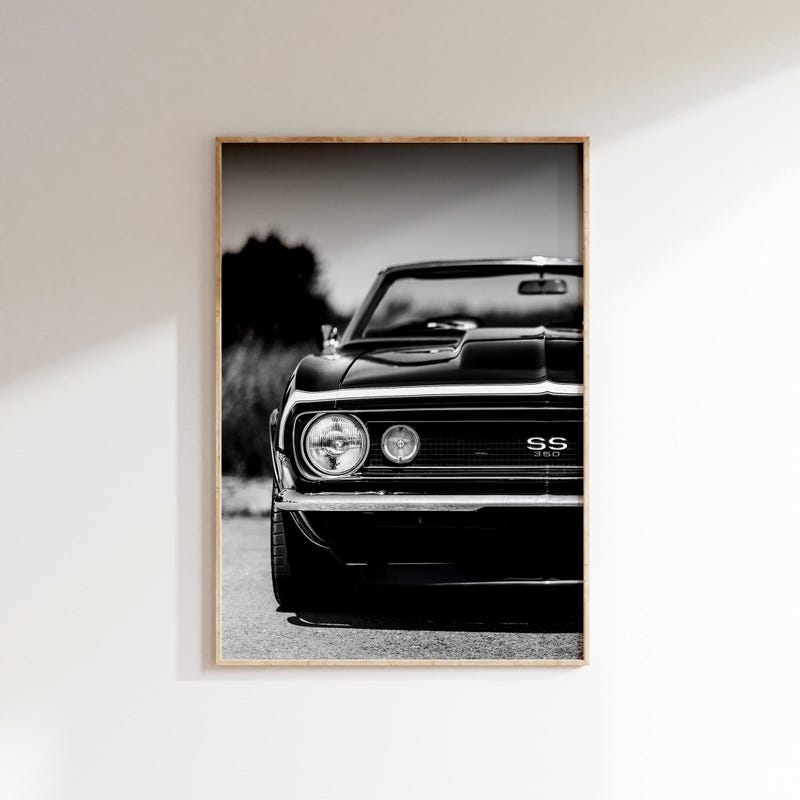 Muscle Car Print - Etsy