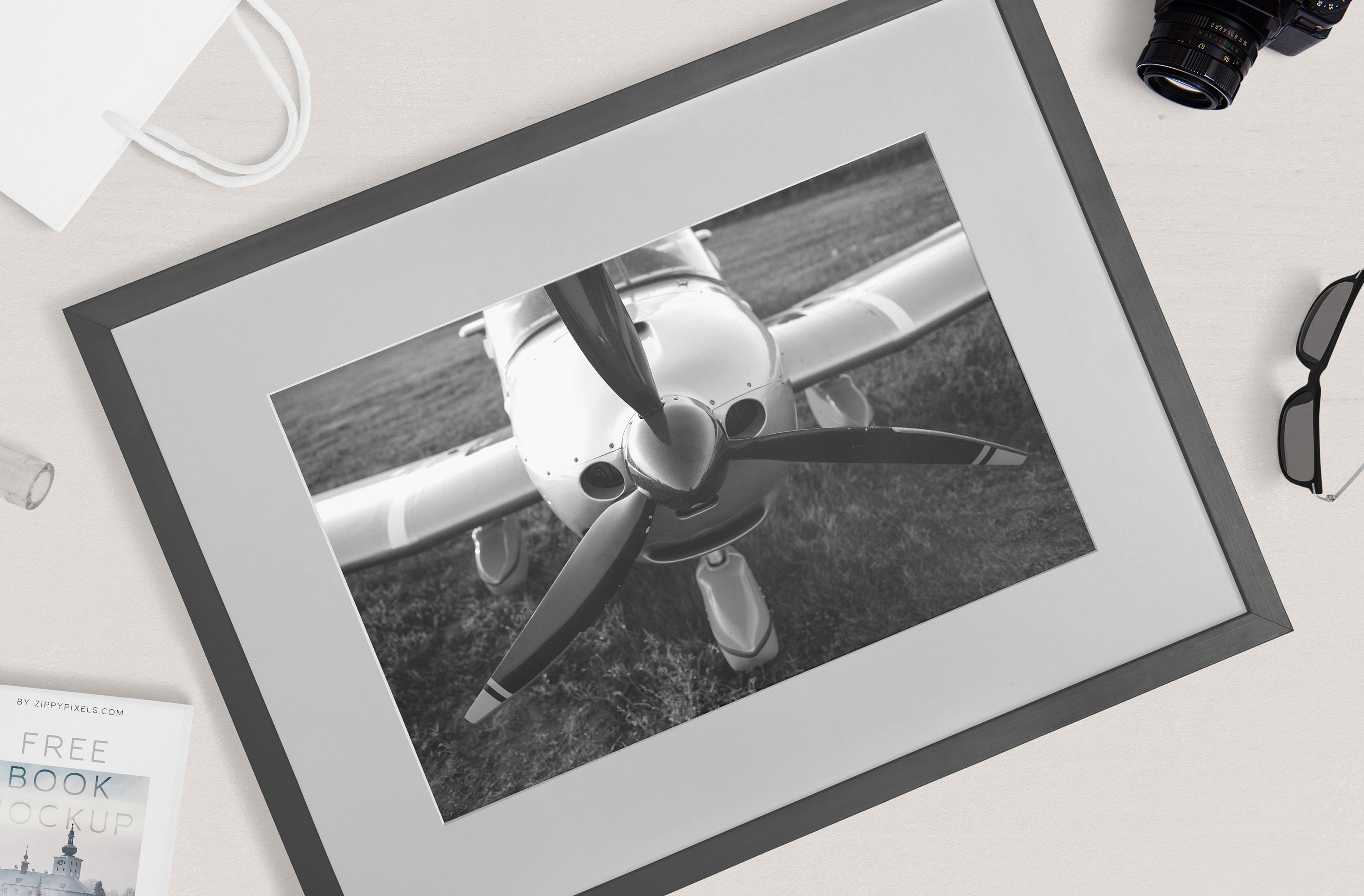 Aircraft Propeller Poster Instant Download,black and White Airplane ...