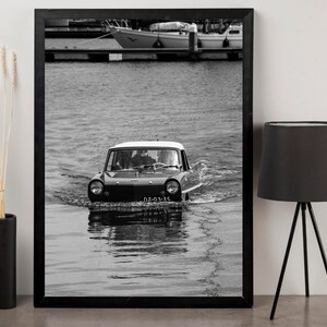 Printable the World's First Floating Car Photo Poster Digital Download ...