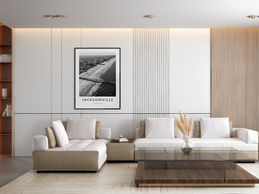 Jacksonville Poster Digital Download,jacksonville Beach Pier Print ...