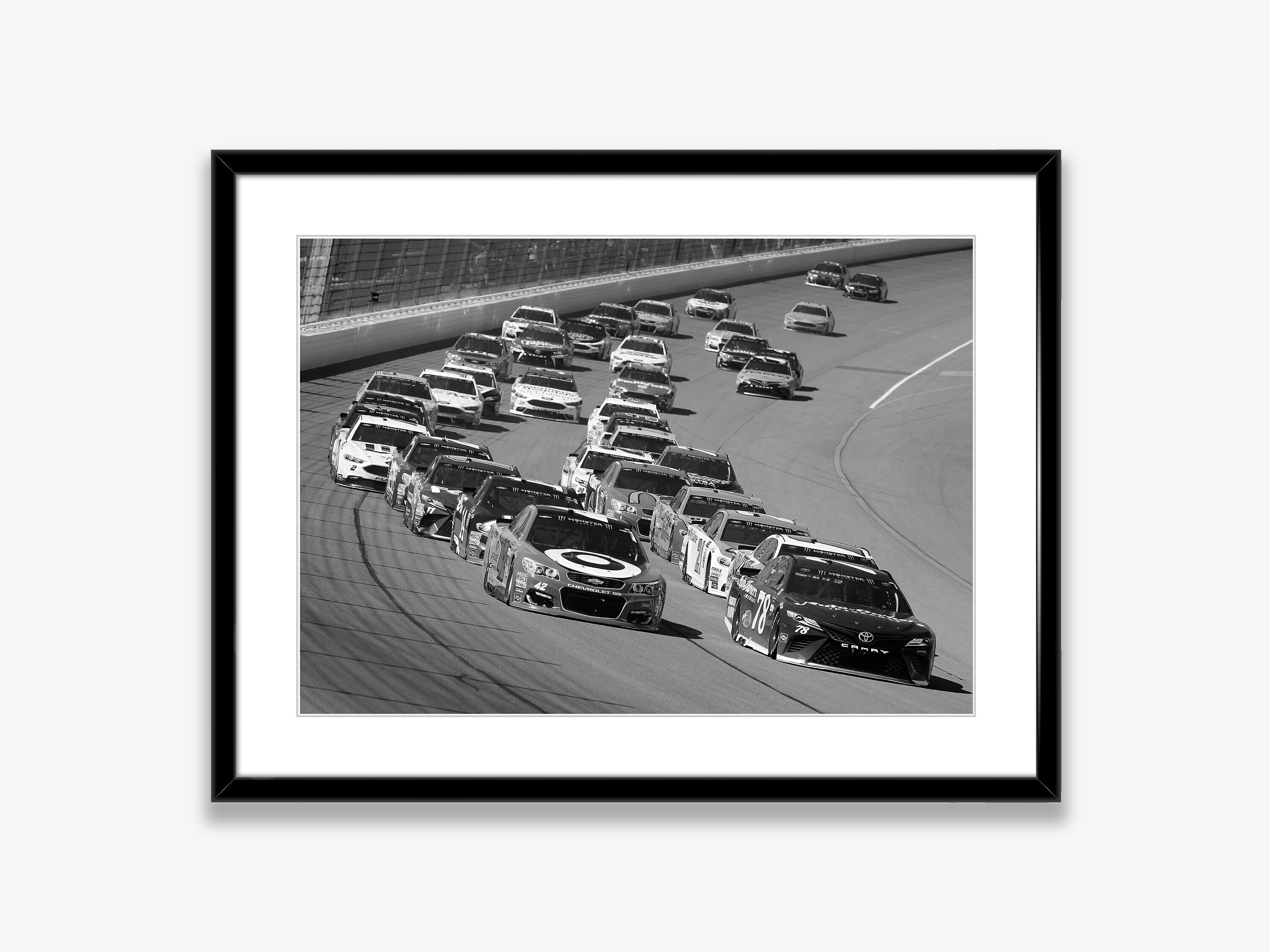 Nascar Cars on the Tracknascar Race Poster Digital - Etsy