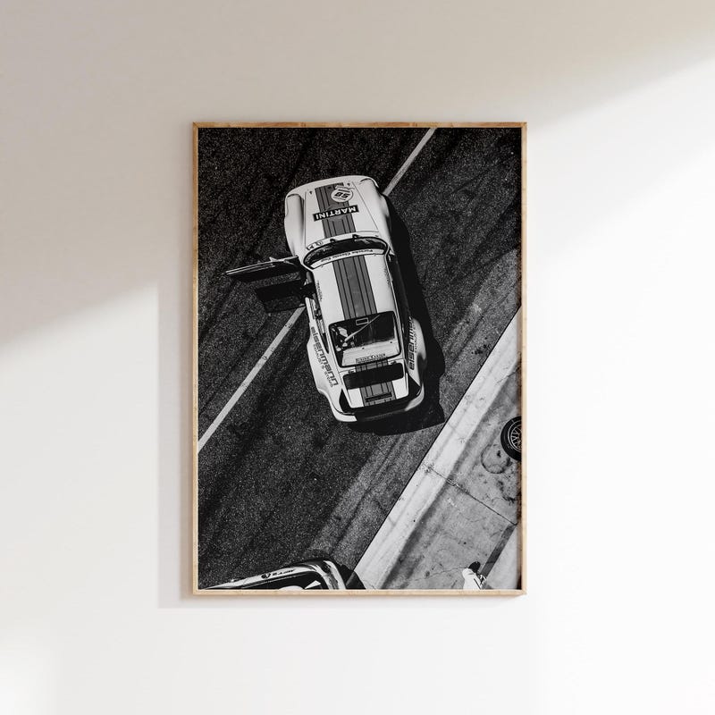 Martini Porsche Poster - Etsy