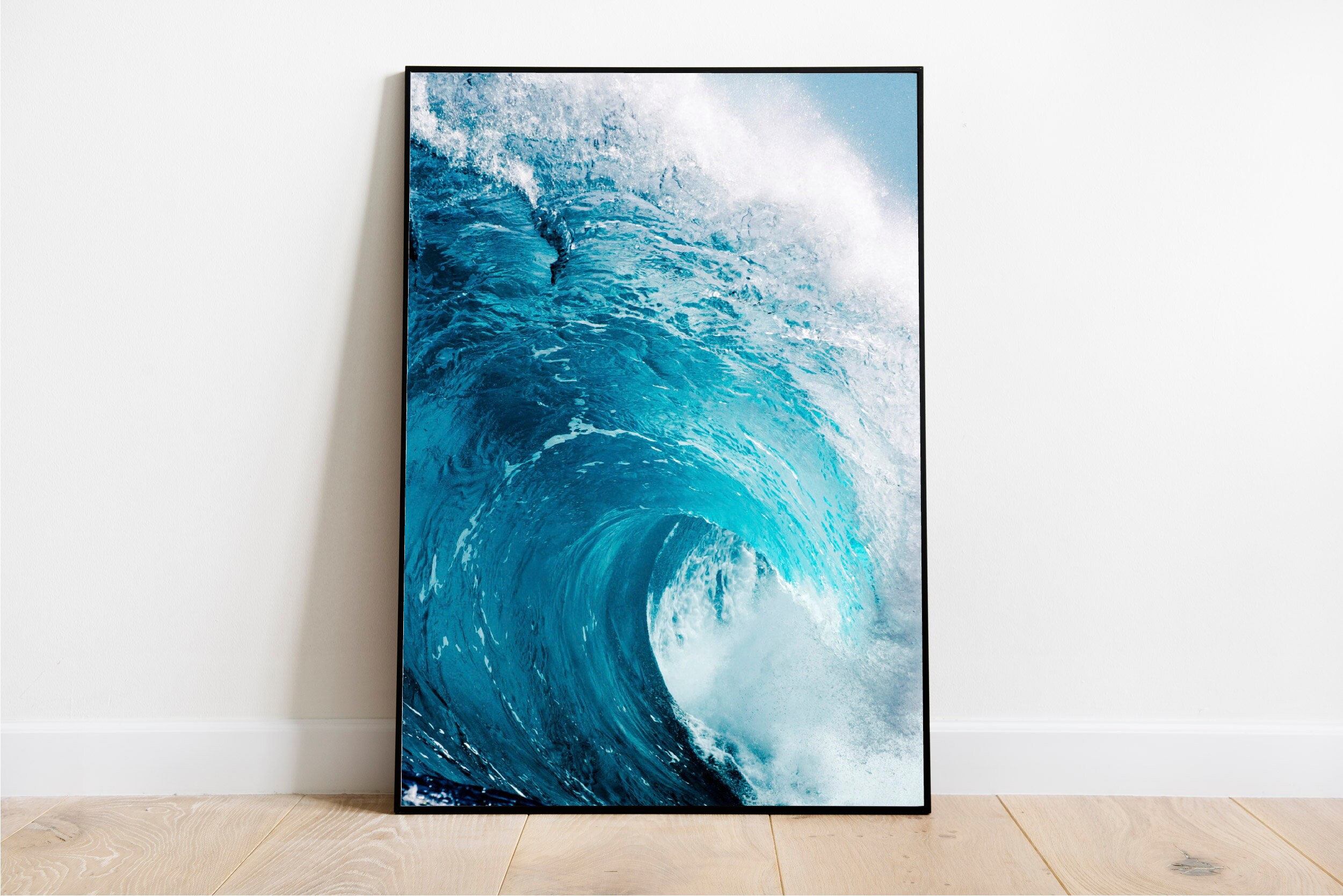 Ocean Wave Art Print Ocean Wall Art Digital Downloadgiant - Etsy