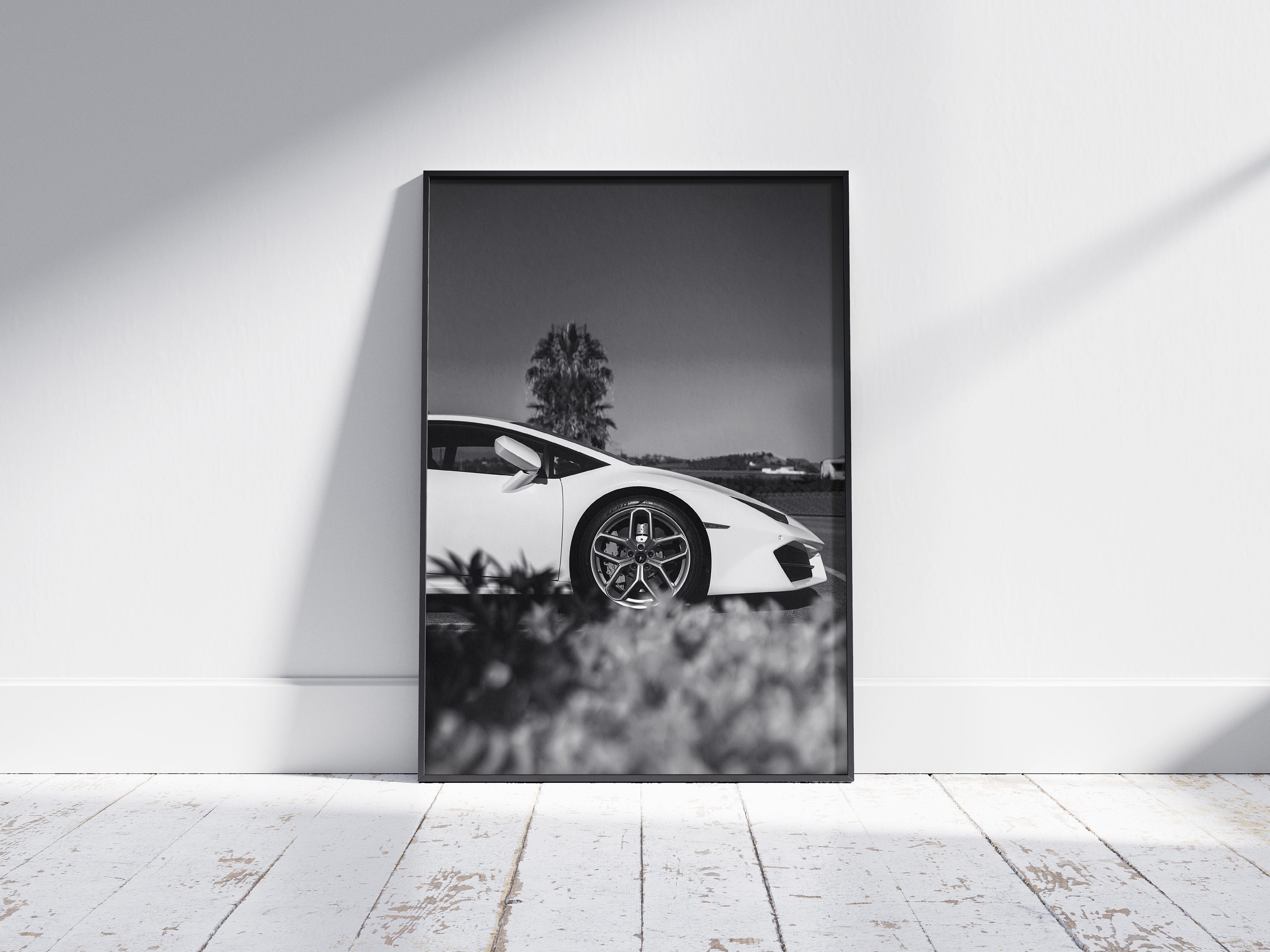 Printable Lamborghini Photo Poster Instant Digital Download,black and ...