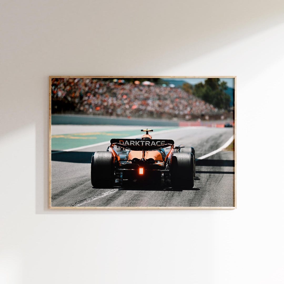 Lando Formula 1 Print Digital Download,f1 Mclaren Race Car Poster,f1 ...