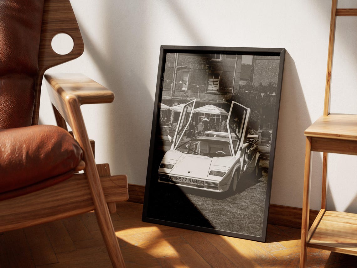 Lmbrgn Countach Poster,printable Lmbrgn Photo, Vintage Italian Sport ...