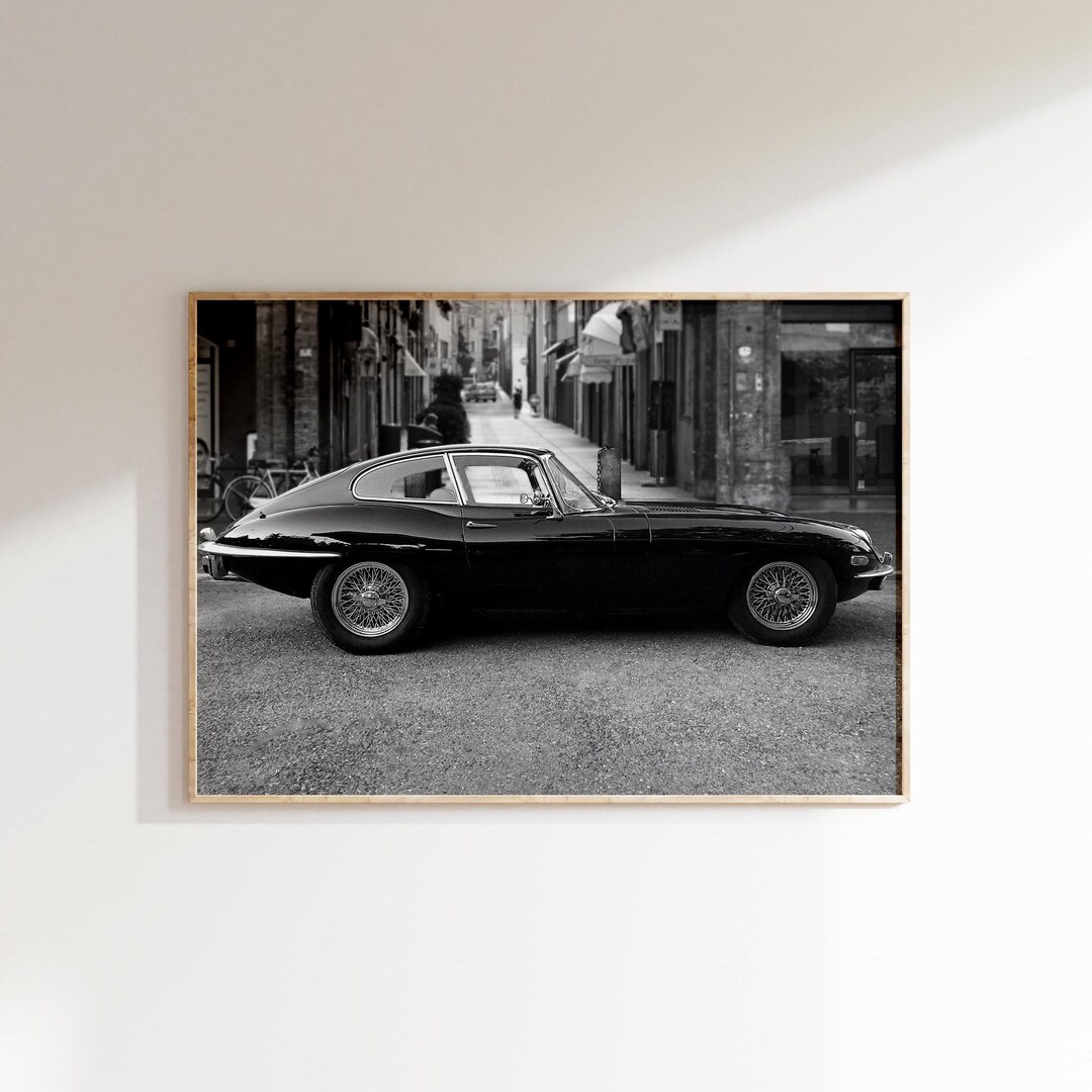 Jaguar E Type Print,digital Download,jaguar E Type Poster,vintage ...