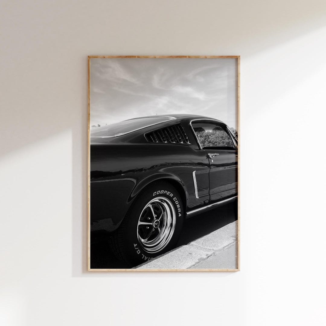 Classic Ford Mustang Poster Instant Download,ford Mustang Wall Art ...