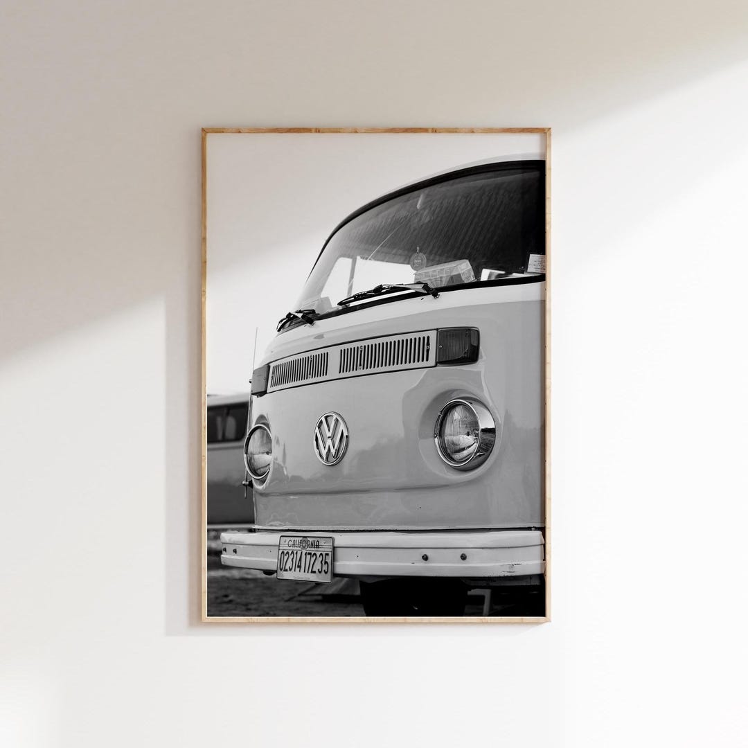 Close up Vintage Van Poster Digital Download,classic Van Print,retro ...