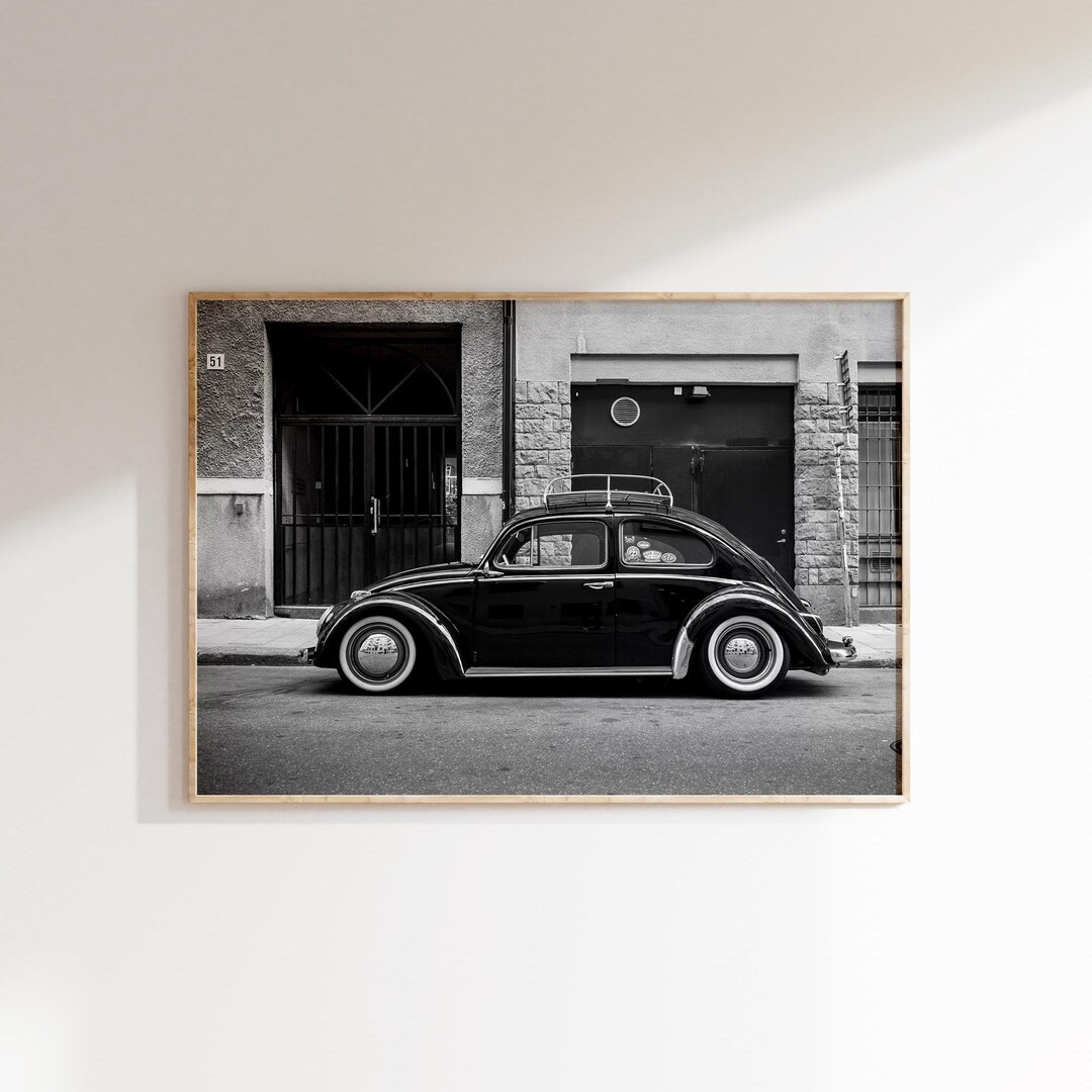 Classic Beetle Poster Digital Download,vintage Beetle Print,beetle Wall ...