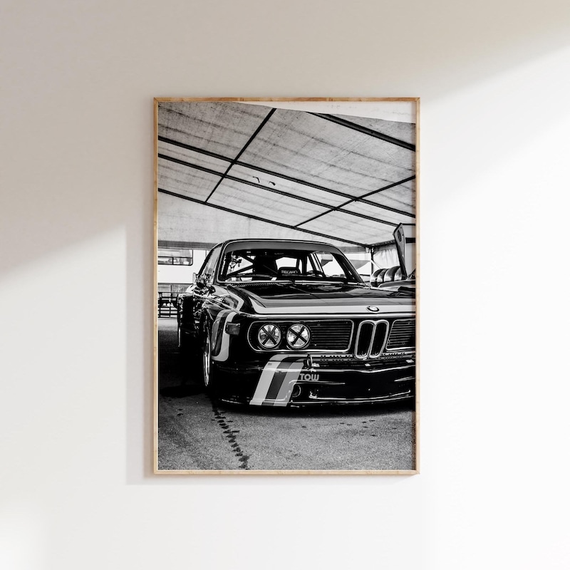 Bmw Race Car Poster - Etsy