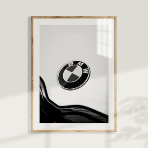 Printable Close up Bmw Photo Poster Digital Download,iconic Bmw Print ...