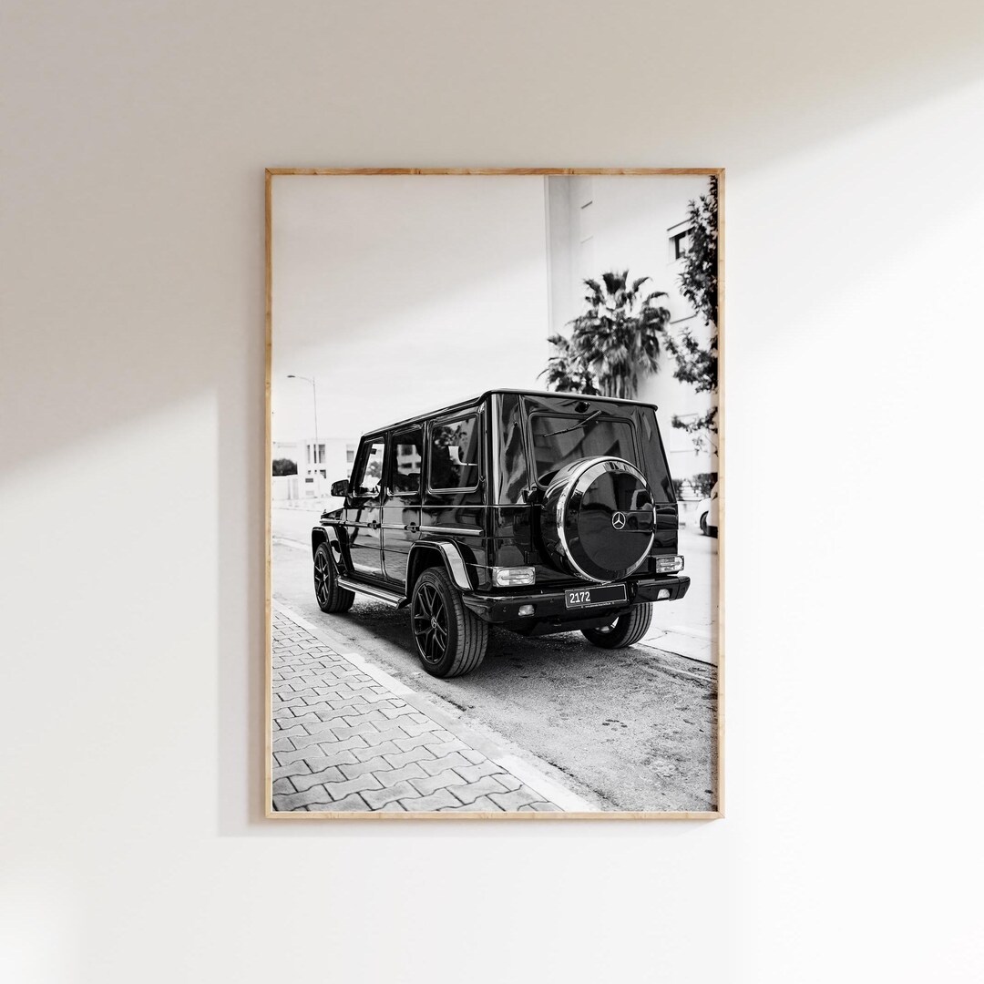 Mercedes G Wagon Rear View Poster Digital Download,mercedes G Class ...