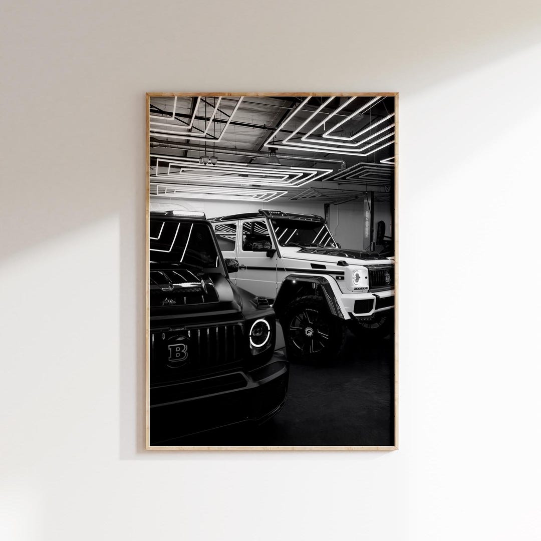 Iconic Mercedes G Wagon Poster Digital Download,printable Mercedes G ...