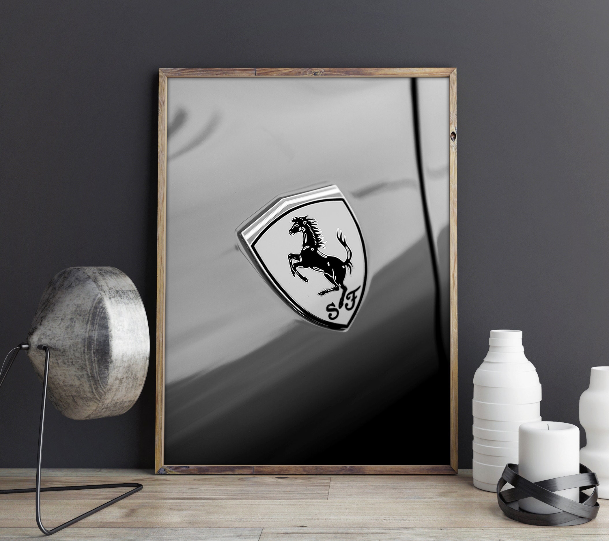 Printable Ferrari Poster, Sport Car Print, Luxury Car Wall Art (digital ...