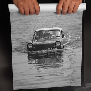 Printable the World's First Floating Car Photo Poster Digital Download ...