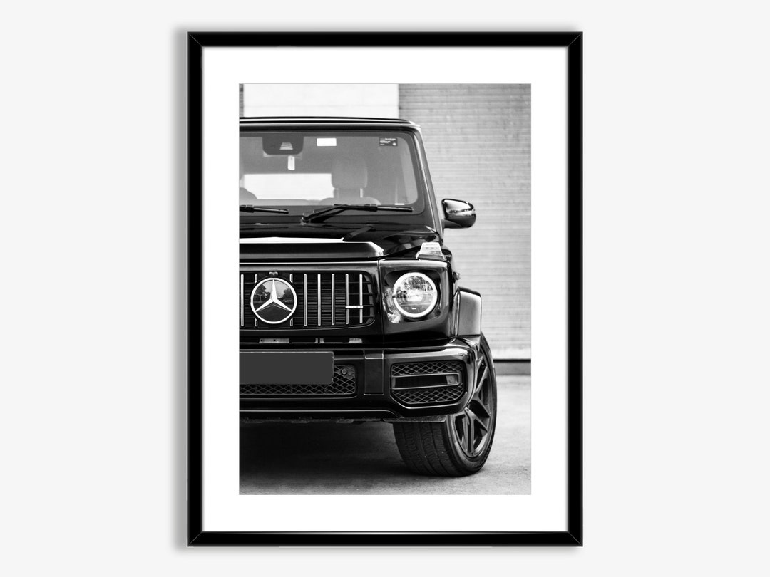Mercedes G Wagon Poster Digital Download,g Wagon Prints,black and White ...