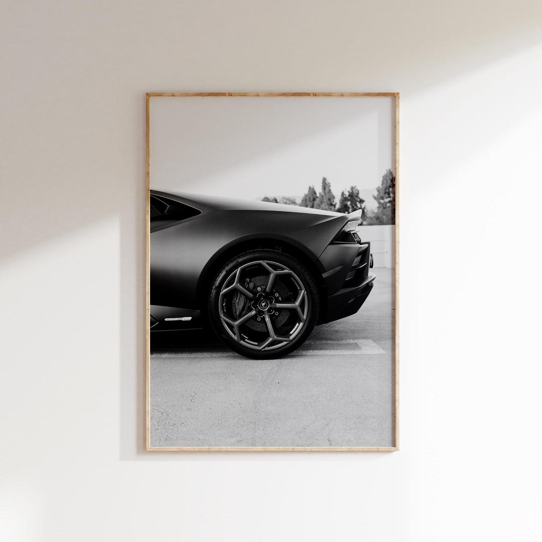 Iconic Lamborghini Photo Poster,lamborghini Side View Print,lamborghini ...
