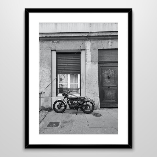 Motorcycle Poster - Etsy