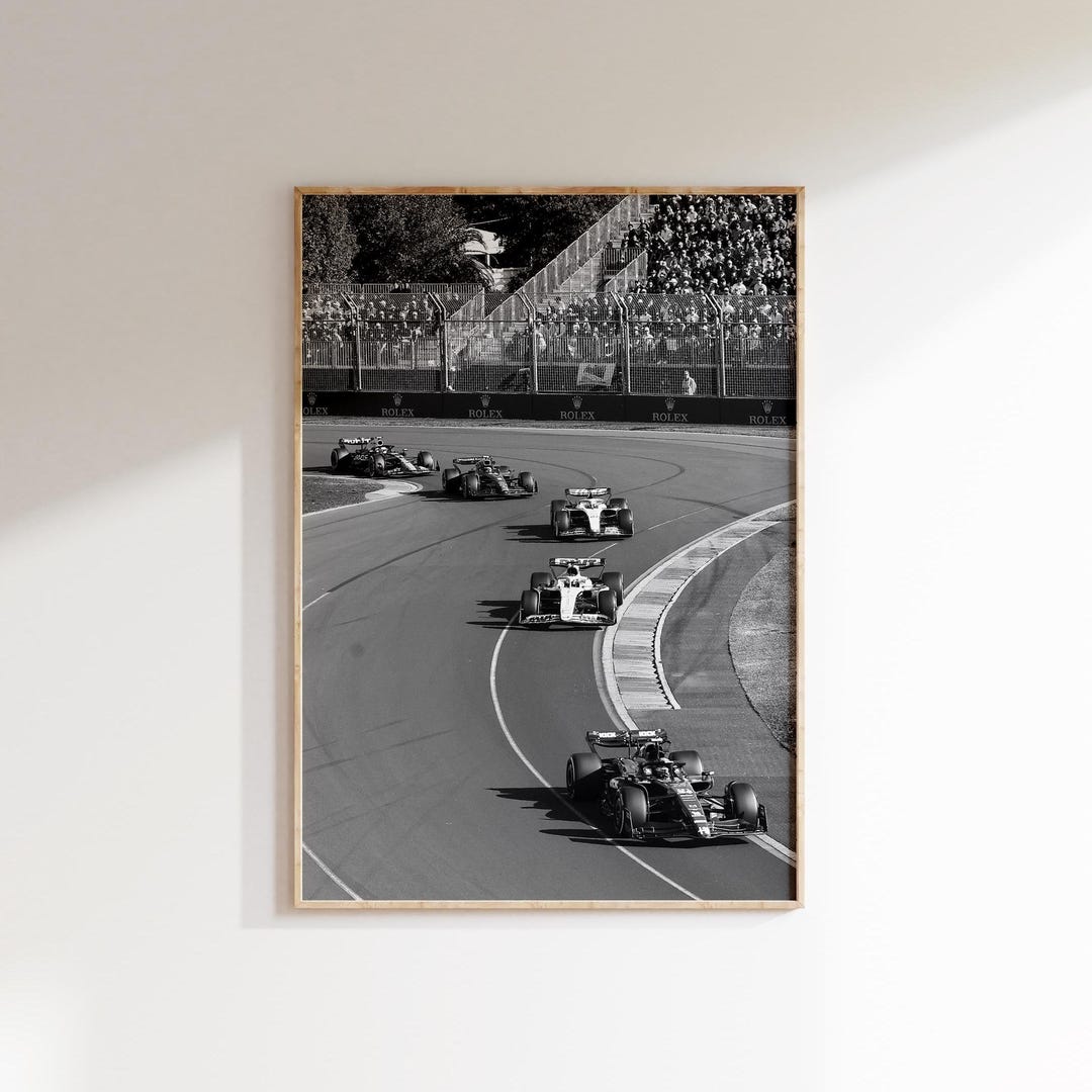 Formula 1 Racing Cars Poster Digital Download,f1 Race Track Poster ...