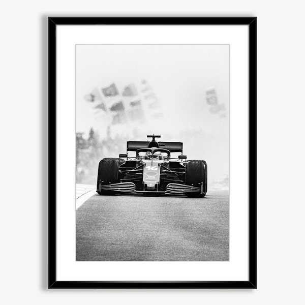 F1 Black and White Wall Art - Etsy