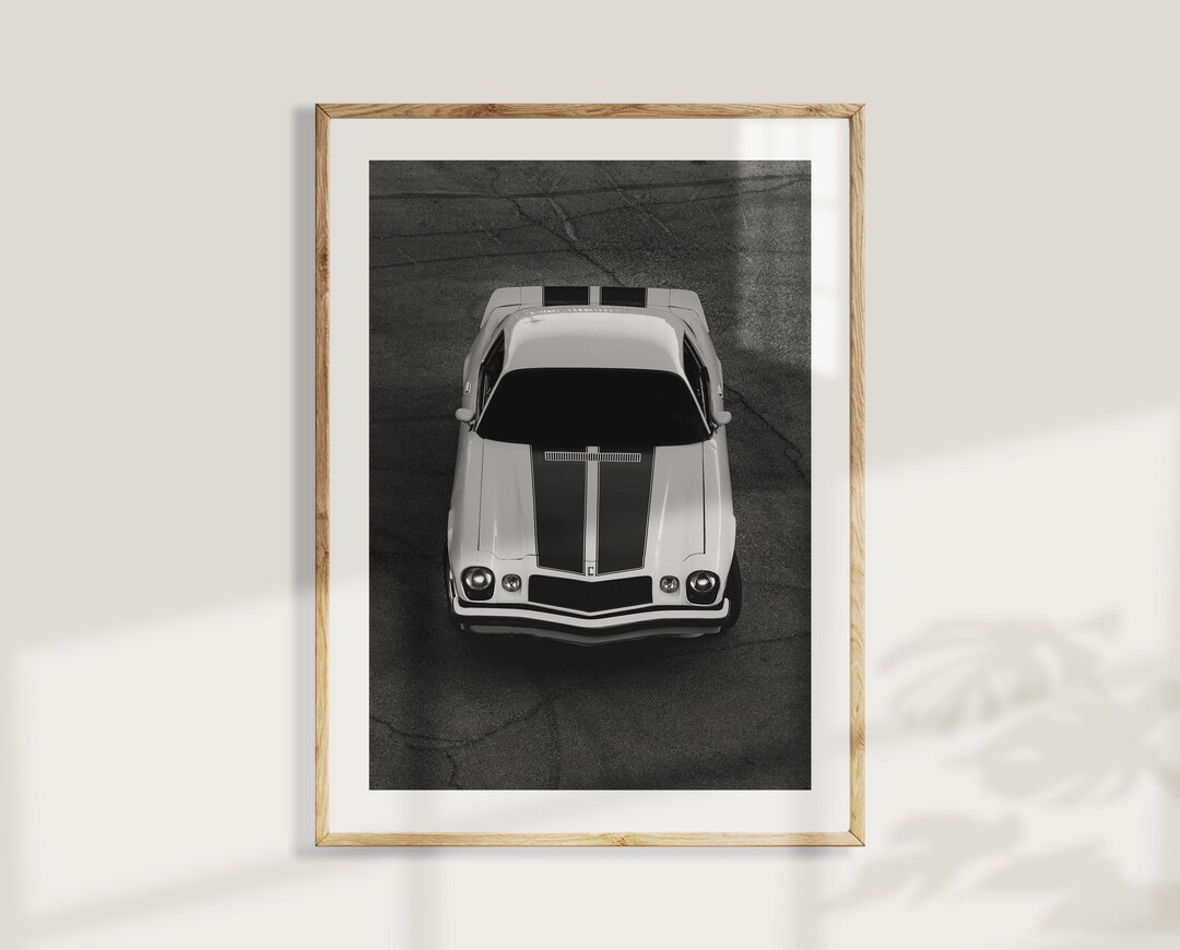 American Muscle Car Print Digital Download,vintage Camaro Poster,retro ...