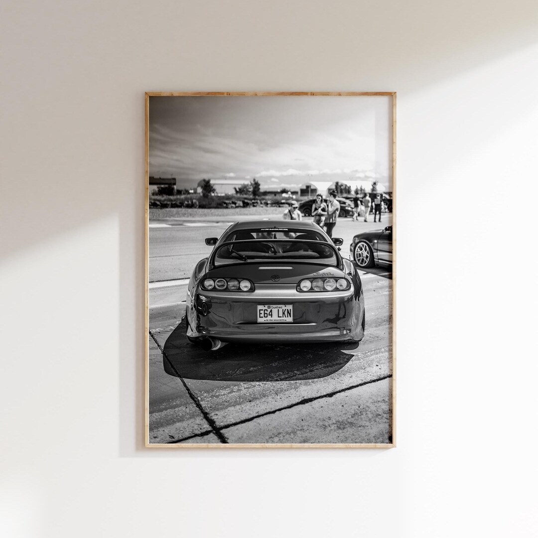 Unique Toyota Supra Photo Poster Digital Download,iconic Toyota Supra ...