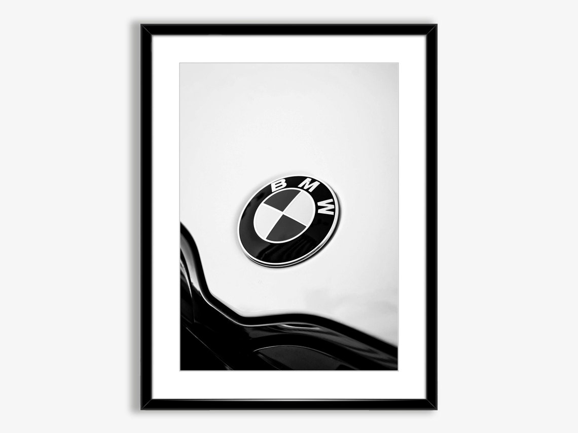 Printable Close up Bmw Photo Poster Digital Download,iconic Bmw Print ...