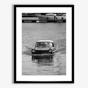Printable the World's First Floating Car Photo Poster Digital Download ...